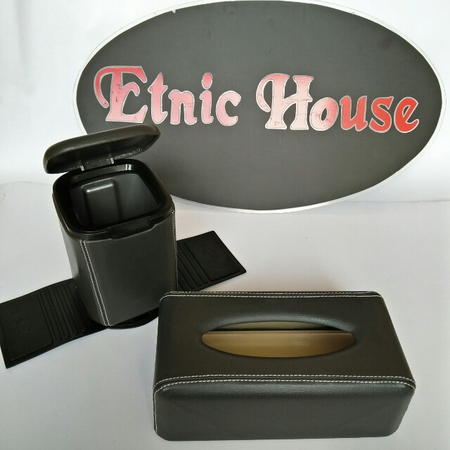 Tempat Sampah Mobil & Tissue Kotak, Perabotan Rumah di Carousell