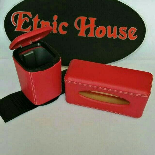 Tempat Sampah Mobil & Tissue Kotak, Perabotan Rumah di Carousell
