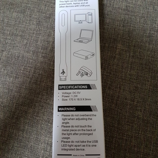 USB LED Portable Lamp DC 5V Power 1.2W, Mobile Phones & Gadgets, Mobile ...