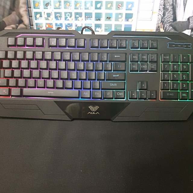 Aula LED Gaming Keyboard, Computers & Tech, Parts & Accessories ...