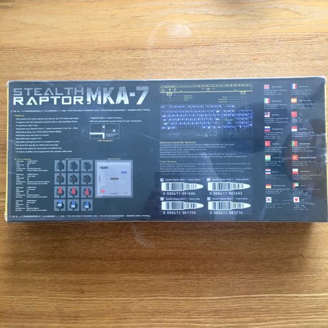 [BNIB] Armageddon Stealth Raptor MKA-7 Mechanical Keyboard (Cherry MX ...