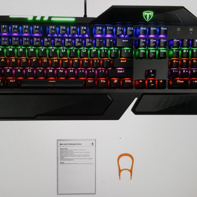 EasternTimes I-800 Mechanical Keyboard, Computers & Tech, Parts ...