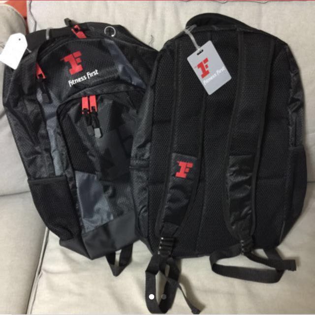 Fitness First Backpack, Men's Fashion, Bags, Backpacks on Carousell