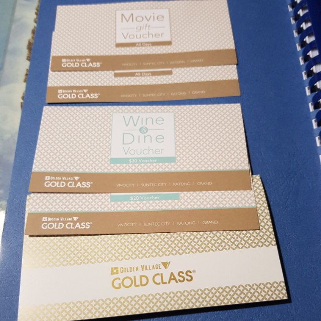 2x GV gold class movie tickets + $40 lounge voucher. Best value around ...