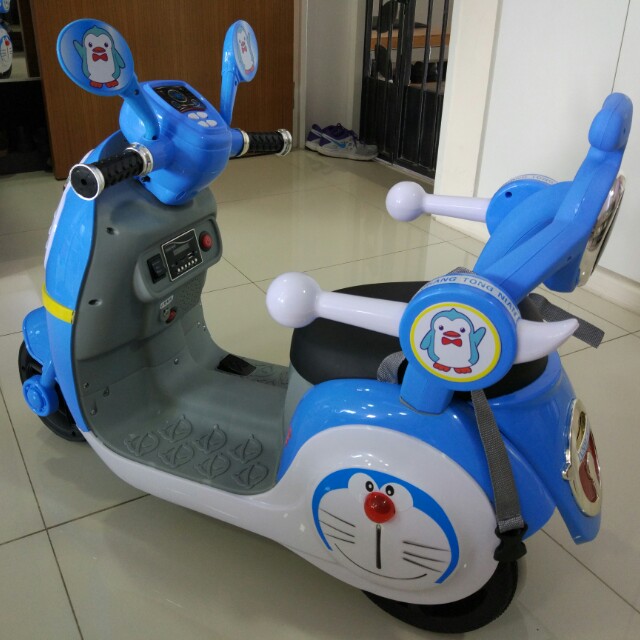 Doraemon electric bike toy, Hobbies & Toys, Toys & Games on Carousell