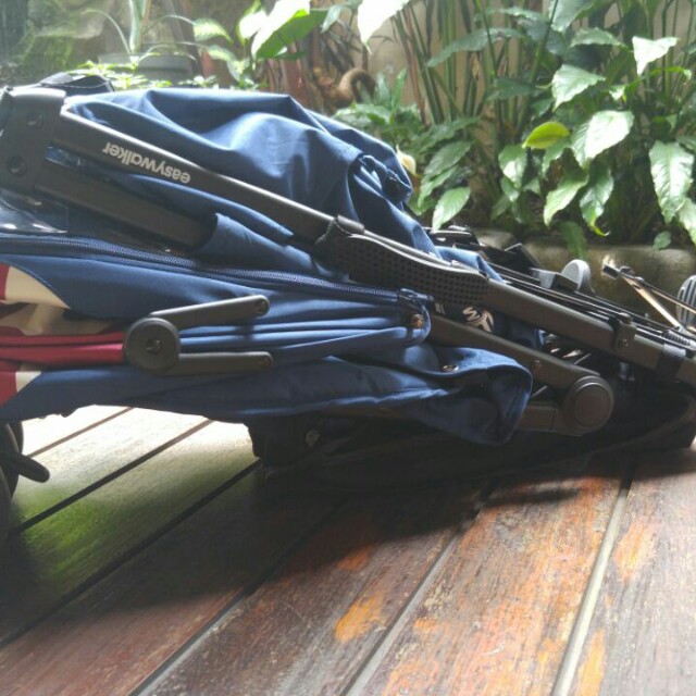 Easy walker Mini cooper union jack stroller, Bayi & Anak, Lainnya di ...