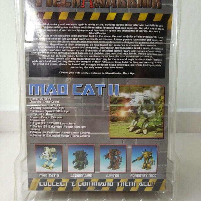 Mechwarrior Dark Ages Mad Cat II die cast figurine, Hobbies & Toys ...