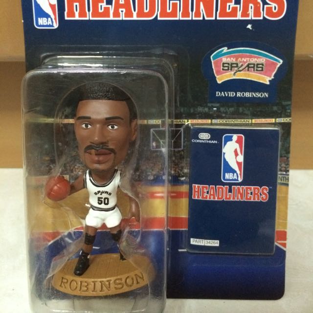 NBA Collectable - David Robinson (Team: Spurs), Hobbies & Toys, Toys ...