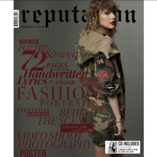 Taylor Swift Reputation Target Exclusive Volume 2 Magazine Album, Music ...
