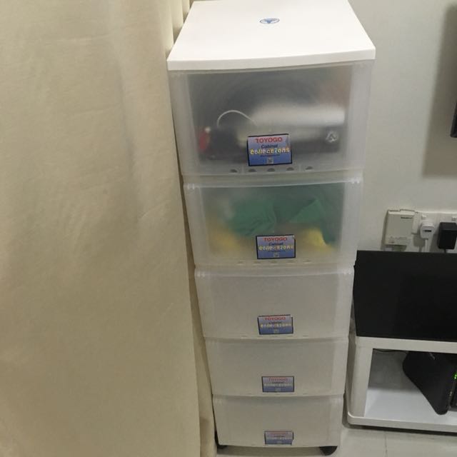 Toyoko plastic storage cabinet, Furniture & Home Living, Home ...