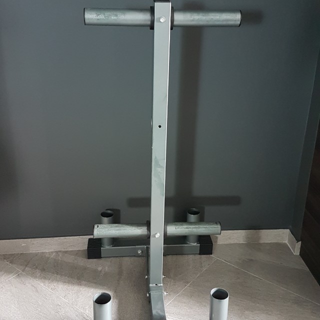 Weight plate stand, Sports Equipment, Exercise & Fitness, Cardio ...
