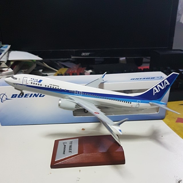 1/200 ANA 737 MAX-8, Hobbies & Toys, Toys & Games on Carousell