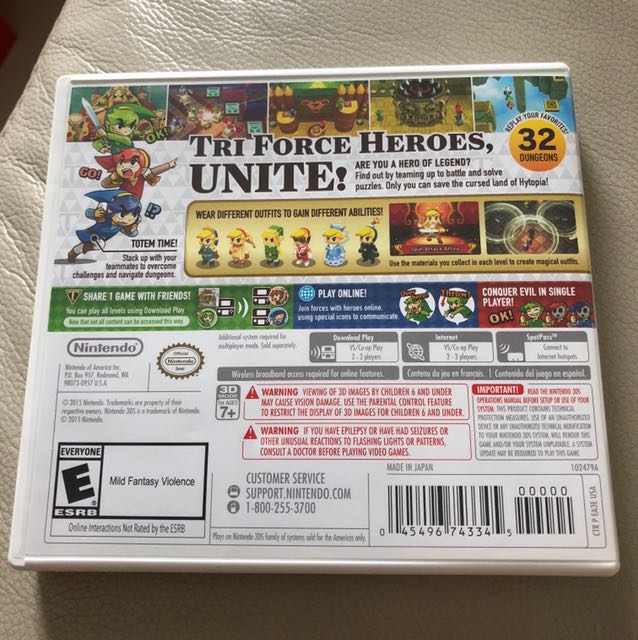 3DS zelda Tri force heroes, Video Gaming, Video Games, Nintendo on ...