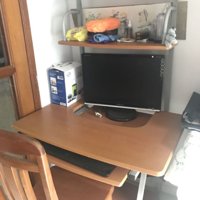 Computer table only, Furniture & Home Living, Furniture, Tables & Sets ...