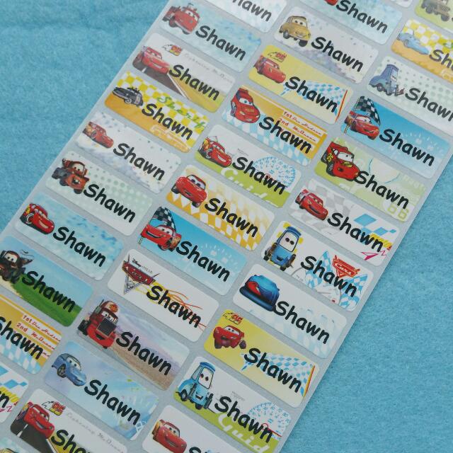 Customised Name Stickers, Hobbies & Toys, Stationery & Craft, Craft ...