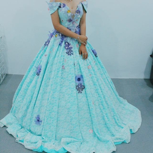 Elegant Debut Gown, Women's Fashion, Dresses & Sets, Evening dresses ...