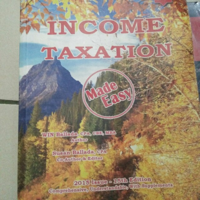 Income Taxation by Ballada, Hobbies & Toys, Books & Magazines ...