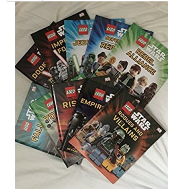 Lego Star Wars collection -10 books with limited edition Special Forces ...
