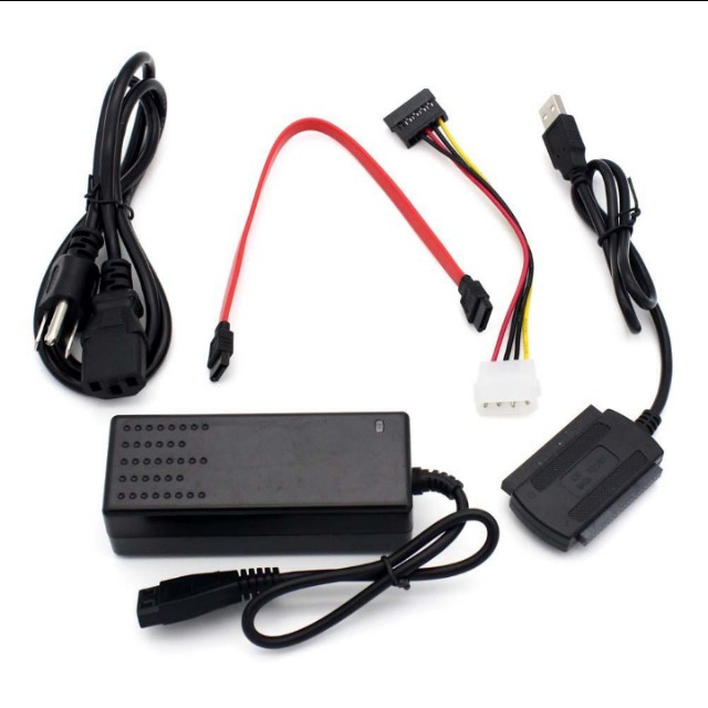 SATA IDE to USB 3.5 2.5 inch hdd hard disk harddisk drive adapter ...