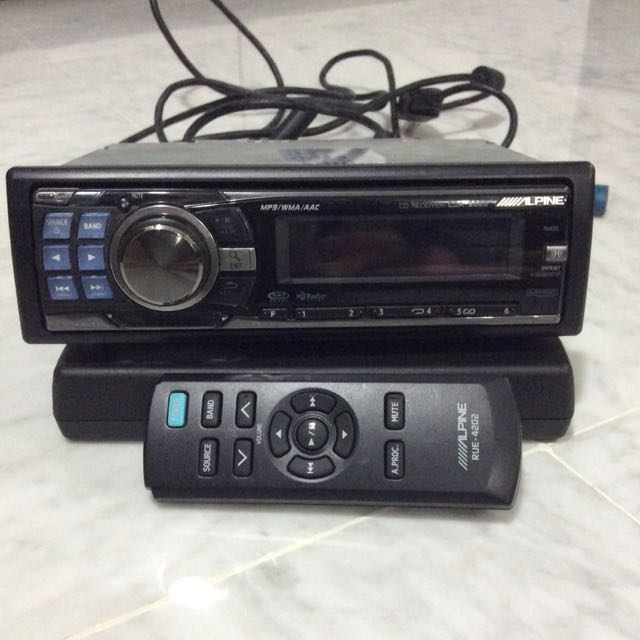 Alpine Head Unit CDA-9886, Car Accessories on Carousell