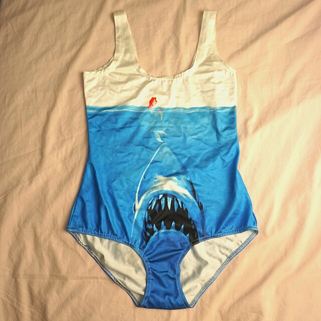 Ariel n' Shark One Piece Swimsuit, Women's Fashion, Swimwear, Bikinis ...