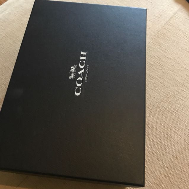 Authentic Coach shoe box, Luxury, Apparel on Carousell