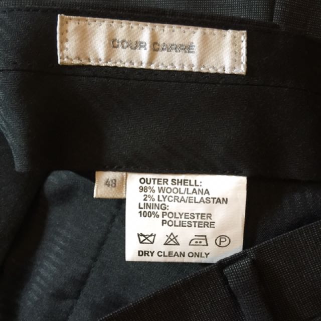 Brand New Cour Carre Suit (jacket and trousers), Men's Fashion, Tops ...