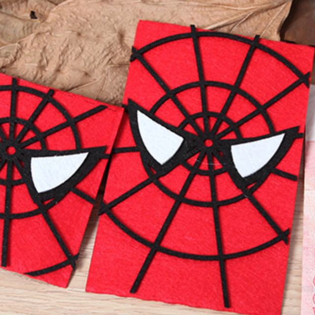Brand new felt Spider-Man red packet / ang pao, Furniture & Home Living ...