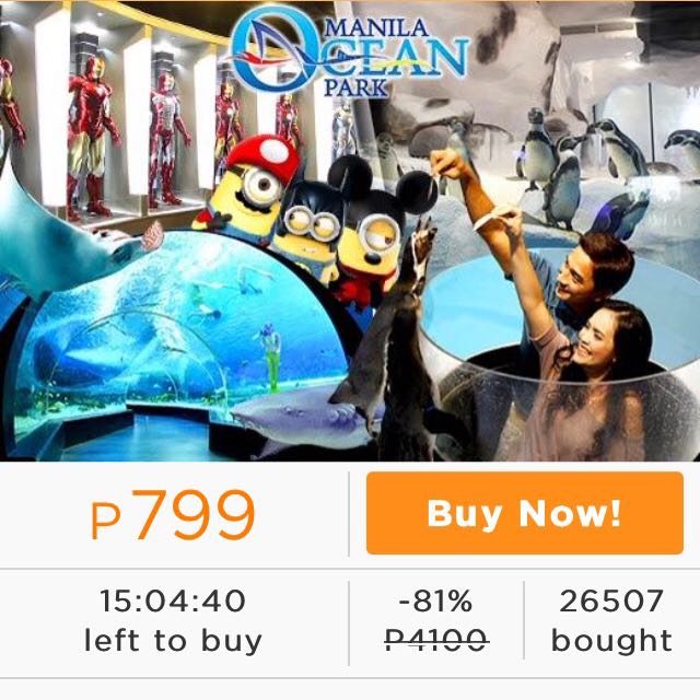 Metrodeal Oceanpark 10 in 1 attractions(799), Tickets & Vouchers, Local ...
