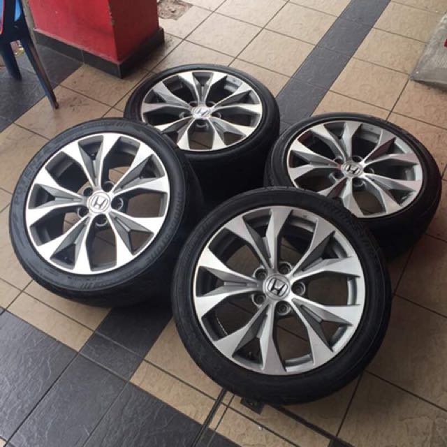 Original 17 inch sports rim civic fb tayar 70%, Auto Accessories on ...