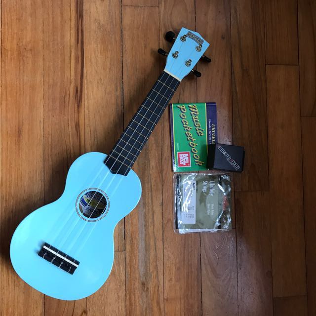Sky Blue Ukulele, Hobbies & Toys, Music & Media, Musical Instruments on ...