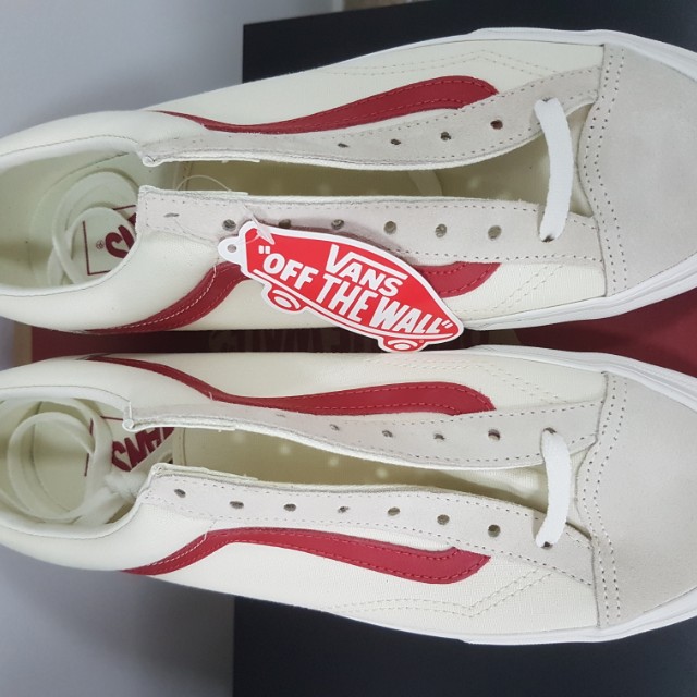Vans Style 36 Marshmallow Red - G Dragon, Men's Fashion, Footwear ...