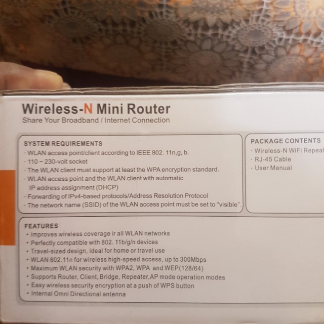 Wireless - N Mini Router, TV & Home Appliances, TV & Entertainment ...