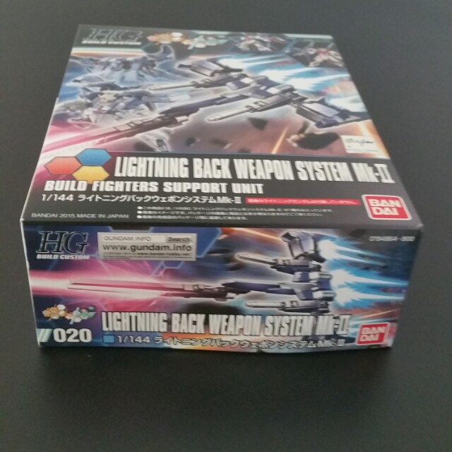 Bandai 1/144 HG Build Custom 020 Lightning Back Weapon System Mk-II, Toys & Games, Bricks ...