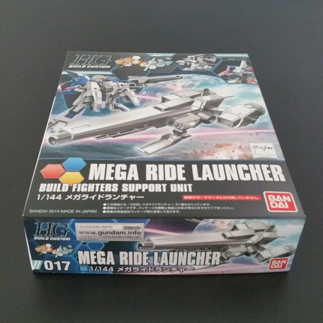 Bandai 1/144 HG Build Custom 017 Mega Ride Launcher, Hobbies & Toys ...