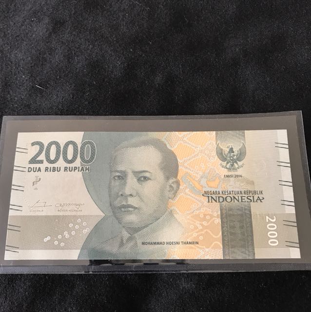 Bank Indonesia Dua Ribu Rupiah 2000 With Descending Ladder, Hobbies ...
