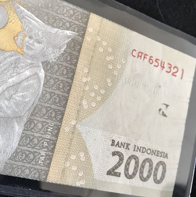 Bank Indonesia Dua Ribu Rupiah 2000 With Descending Ladder, Hobbies ...