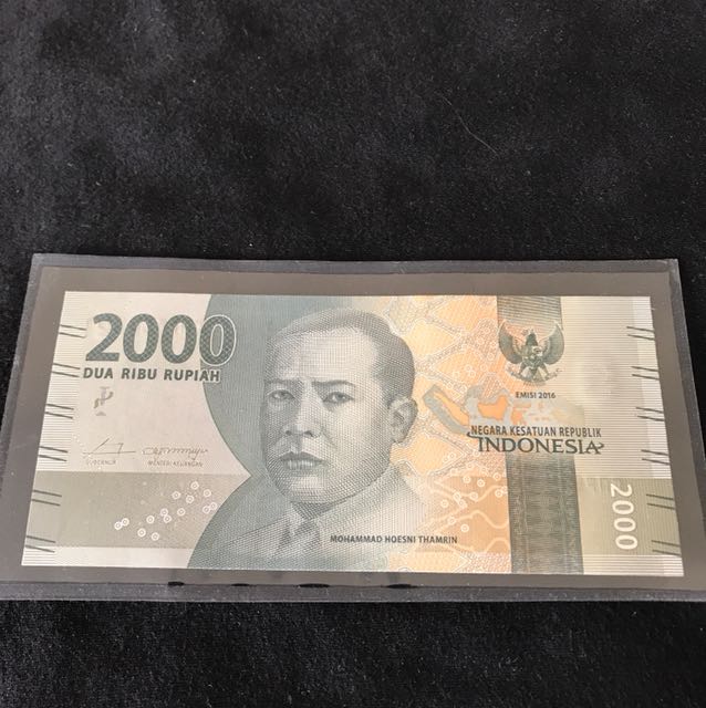 Bank Indonesia Dua Ribu Rupiah 2000 With Descending Ladder, Hobbies ...