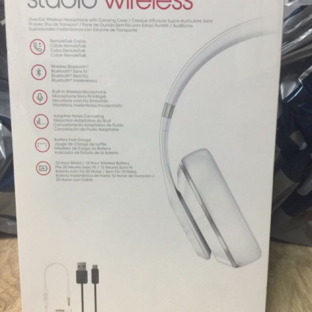 (Brand New) Beats Studio 2 Wireless Headphone (White), Audio ...