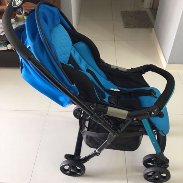 Combi blue prams, Babies & Kids, Going Out, Strollers on Carousell