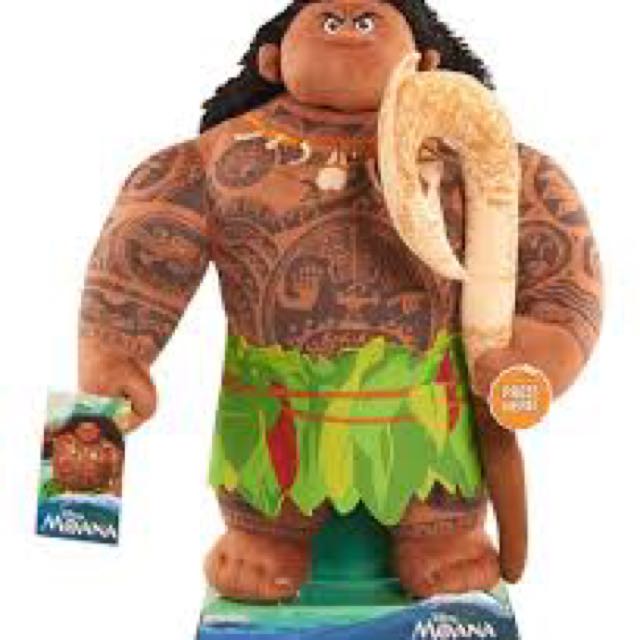 Disney Moana Talking Large Stuffed Figure - Maui, Hobbies & Toys, Toys ...