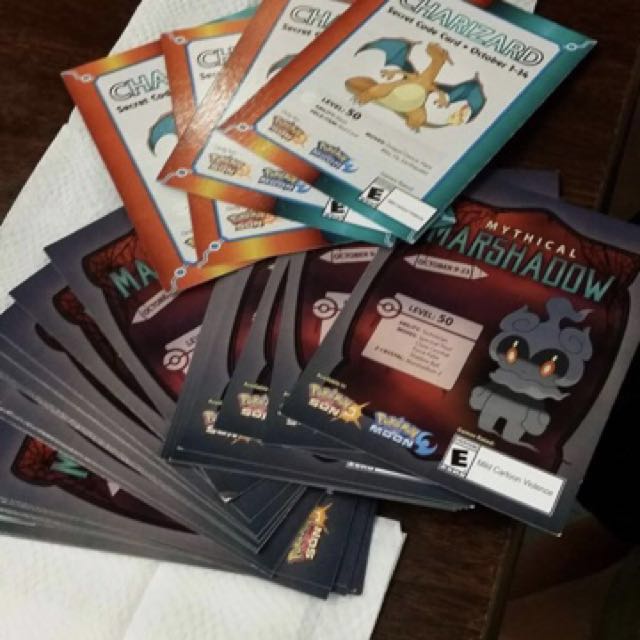 Marshadow And Charizard Codes, Video Gaming, Gaming Accessories, Game ...