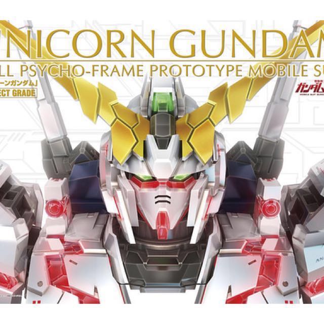Perfect Grade Unicorn Gundam with Led Unit, Hobbies & Toys, Toys ...