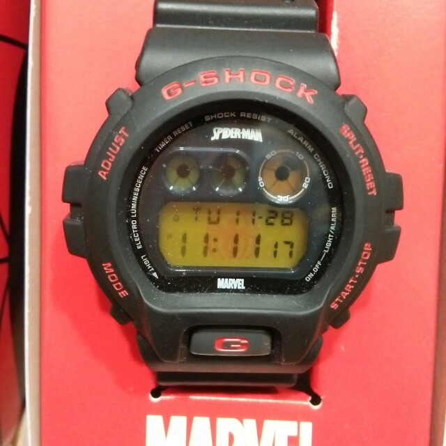 Rare Limited Edition Casio G-Shock X The Amazing Spiderman DW-6900 ...