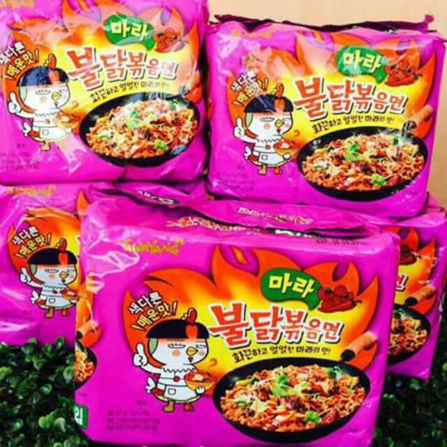 Samyang x4, Food & Drinks, Packaged & Instant Food on Carousell