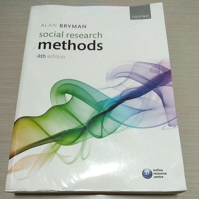 Social Research Methods 4th Edition by Alan Bryman, Hobbies & Toys ...