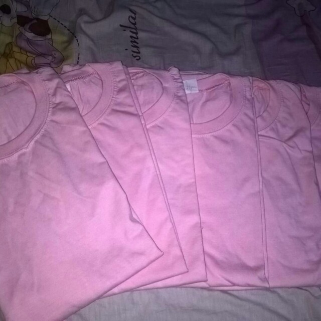 Softex Plain Shirt Pink, Men's Fashion, Tops & Sets, Tshirts & Polo ...