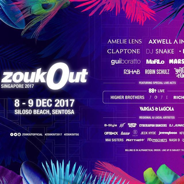 Zoukout 2x day 1 ticket, Tickets & Vouchers, Event Tickets on Carousell