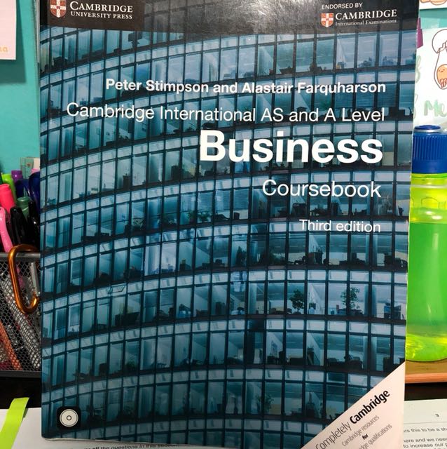 Business Coursebook (MOB A Level textbook), Hobbies & Toys, Books ...