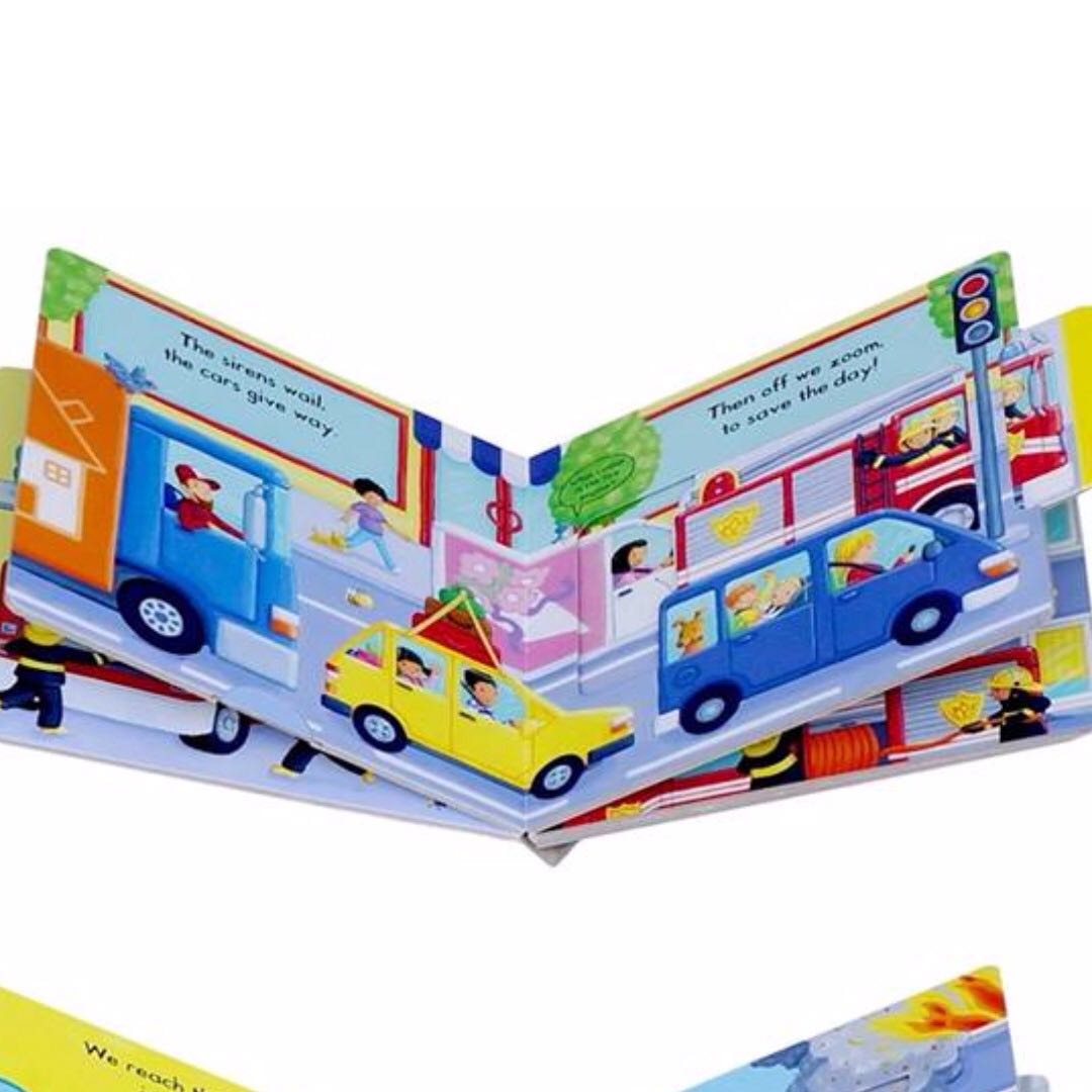 Busy Fire Station Book, Hobbies & Toys, Books & Magazines, Children's ...